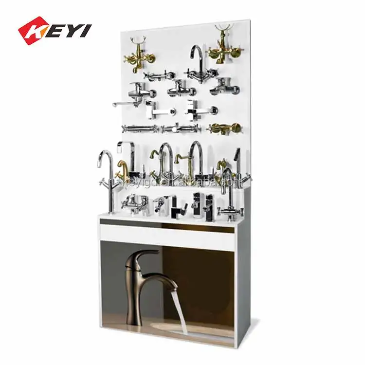 Custom Retail Store Metal Kitchen Accessories Sink Display Rack / Basin ...