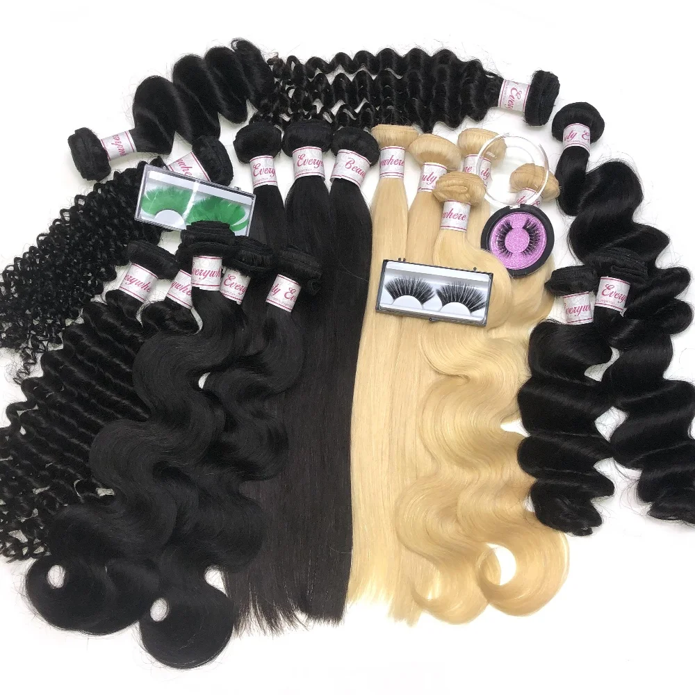 Free Sample Raw Virgin Cuticle Aligned Hair Virgin Brazilian Human Hair