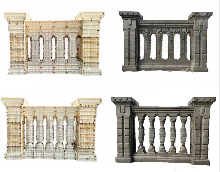 Casting Plastic Decorative Classic Concrete Baluster Shape Form ...