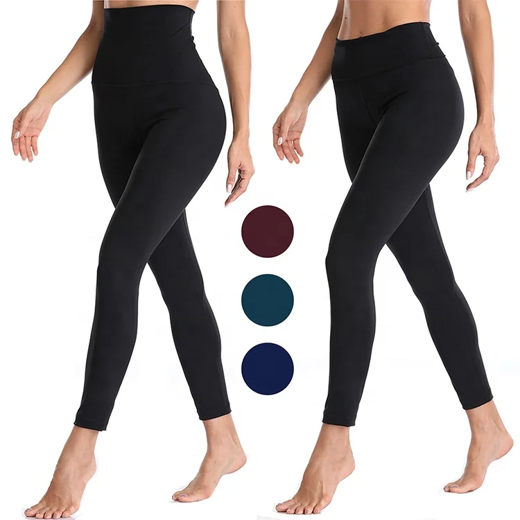 Ultra Foldable High Waist Yoga Leggings Lulu Lemon Tummy Control