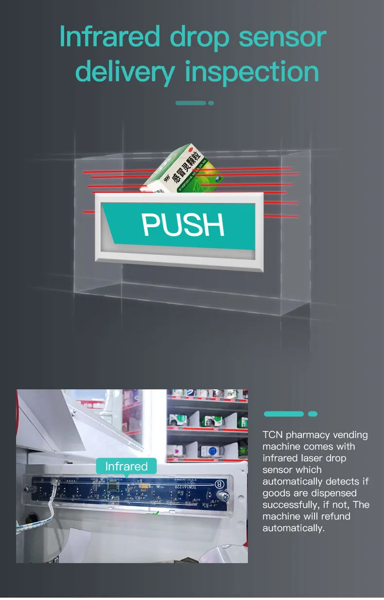 Tcn Touch Screen Smart 24 Hours Self-service Automatic Medical Drug ...