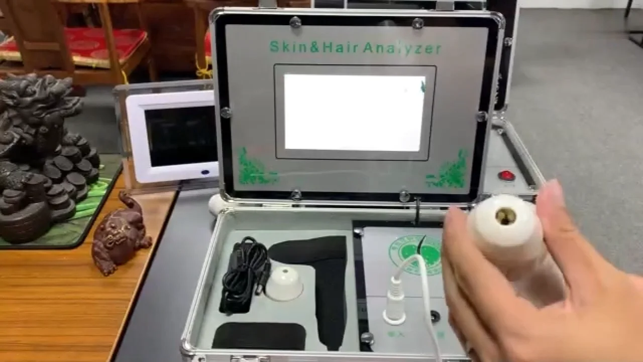 Intelligence Hair And Scalp Magnifier Diagnosis Analyzer Machine With ...