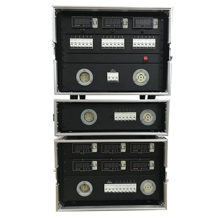 L21-30 Inlet Outlet Power Distro Distribution Box With Socapex Outputs ...