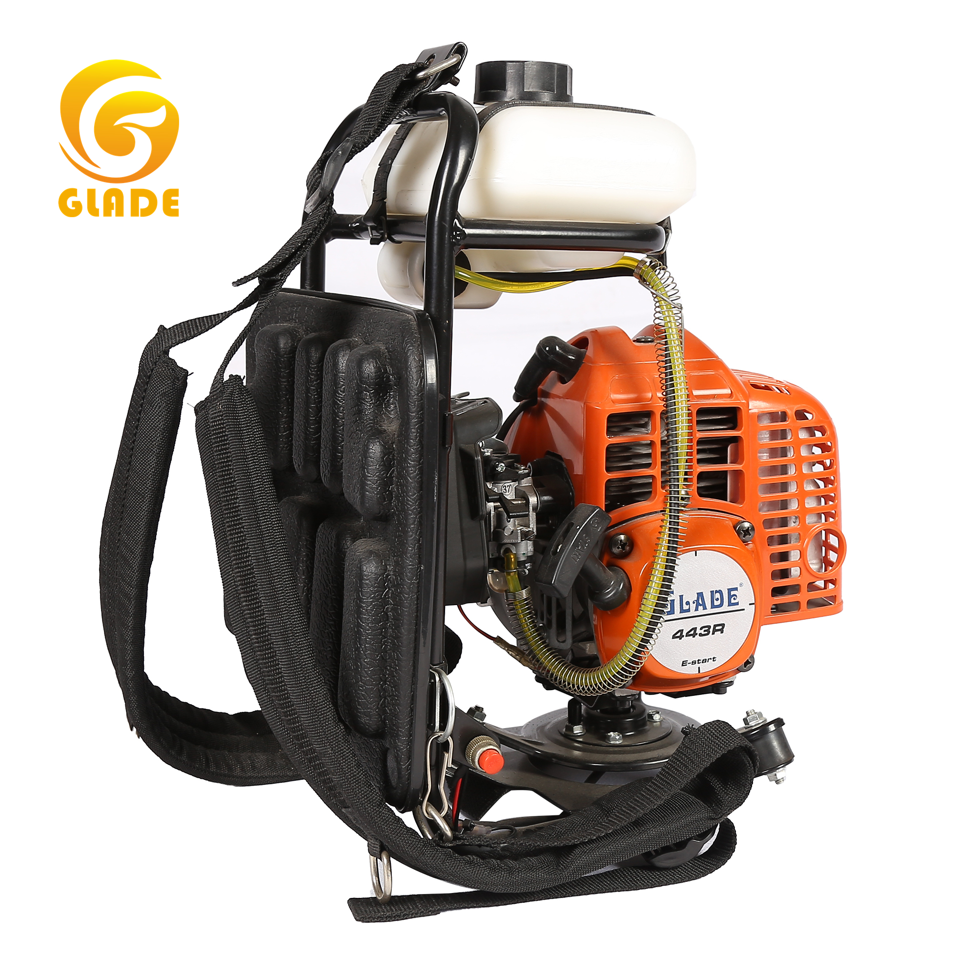 443rb 43cc 1.5kw Power Trimmer Backpack Brush Cutter For Grass Cutting ...