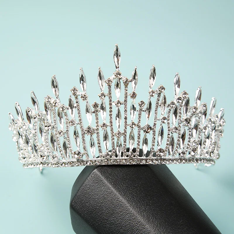 Euro-american Rhinestone Crowns for Queens - Diamond Luxury Bridal Hair ...