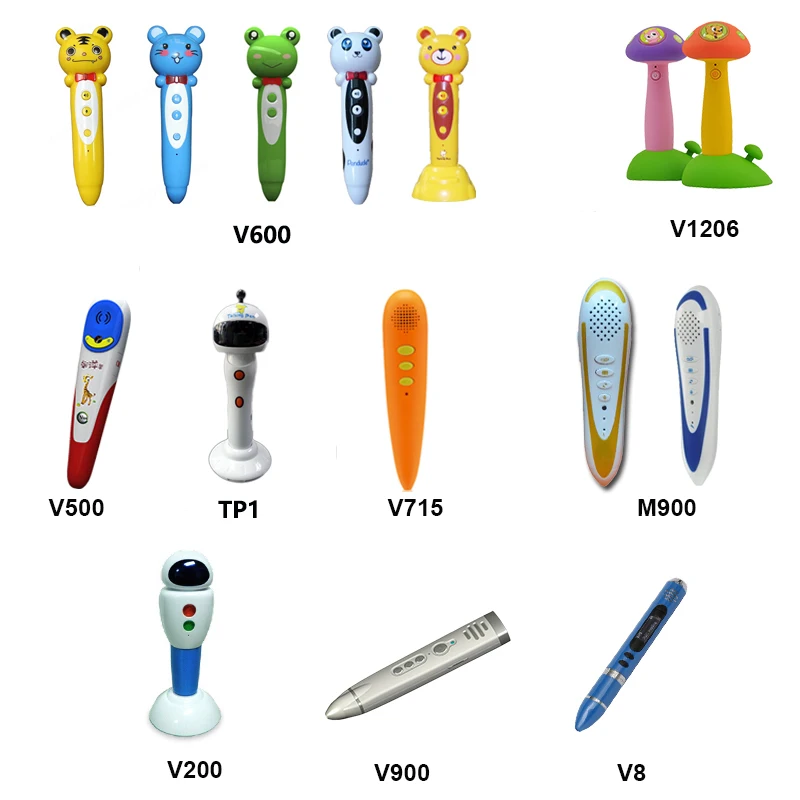 Preschool Kids Talking Pen Book 8gb Memory Abs Plastic Read Pen For ...