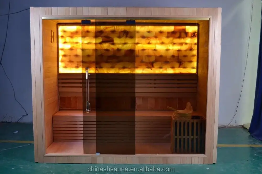 5 Person Capacity Traditional Dry Himalayan Salt Steam Sauna Rooms ...
