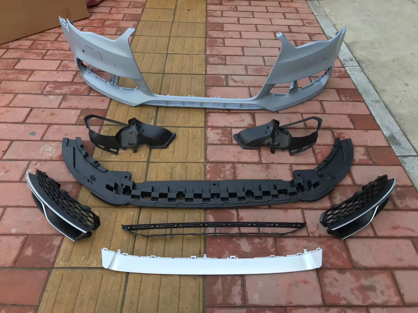 Automotive Parts Car Bumpers with Grill for 2014-2016 Audi A3 Upgrade ...