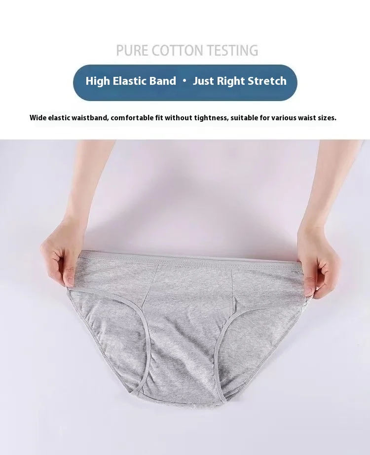 Mid-Rise Men's Disposable Cotton Briefs Portable Travel Training Boxers ...