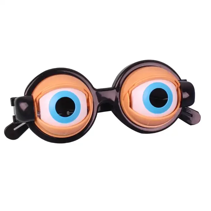 Crazy Eyes Glasses - Funny Kids Toy for Halloween & Parties