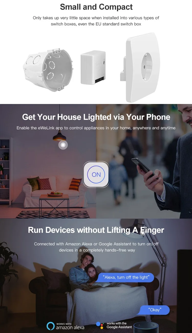 Sonoff Mini New Version Sonoff Mini R2 10a Two Way Wifi Smart Switch ...