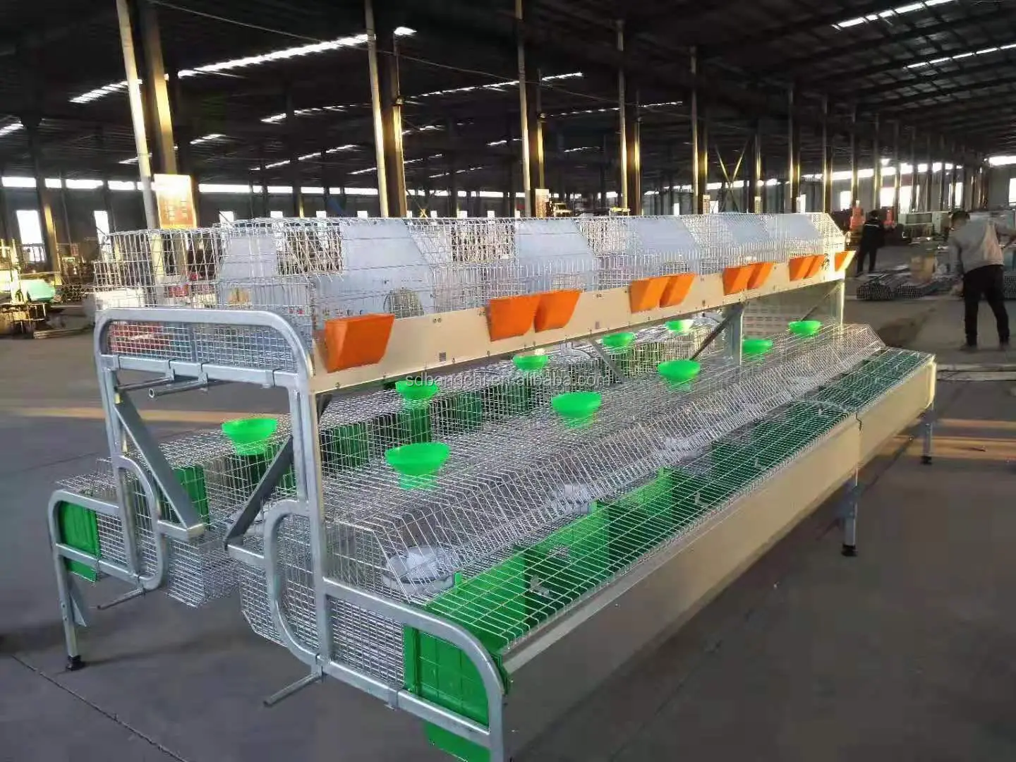 24 Position Mother And Baby Rabbit Cage For Rabbit Farming House - Buy ...