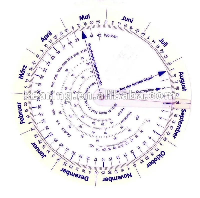 Kearing Pregnancy Wheel and Ovulation Calendar - SC18