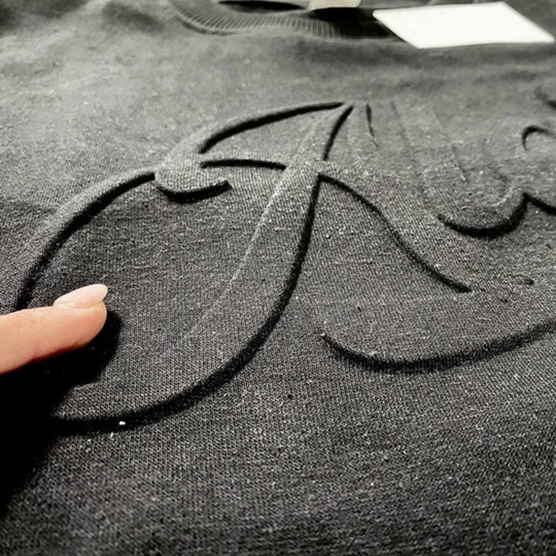 High Quality Custom 3d Embossed Men's 80% Cotton 20% Polyester Hoodie ...