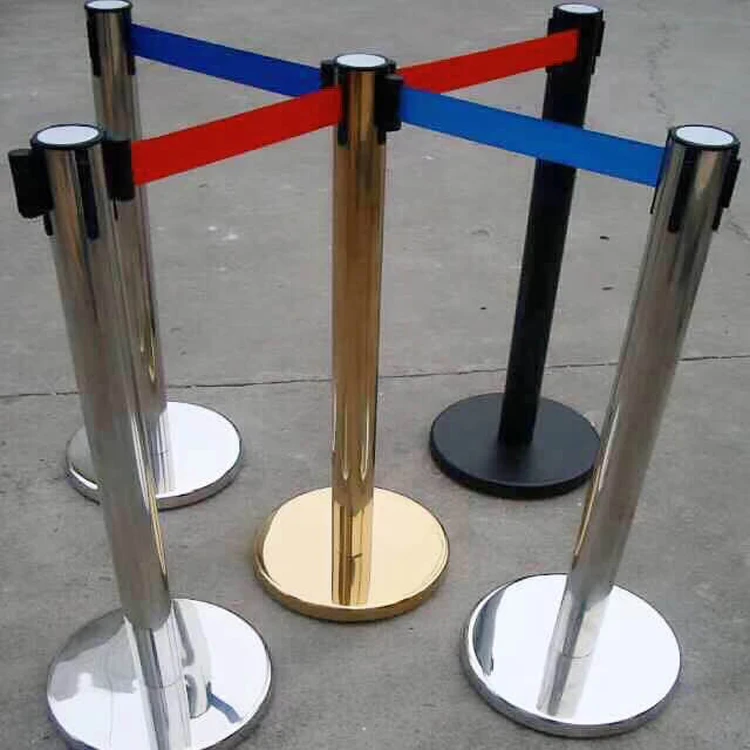 Traffic Queue Line Barrier - Retractable Crowd Control Belt