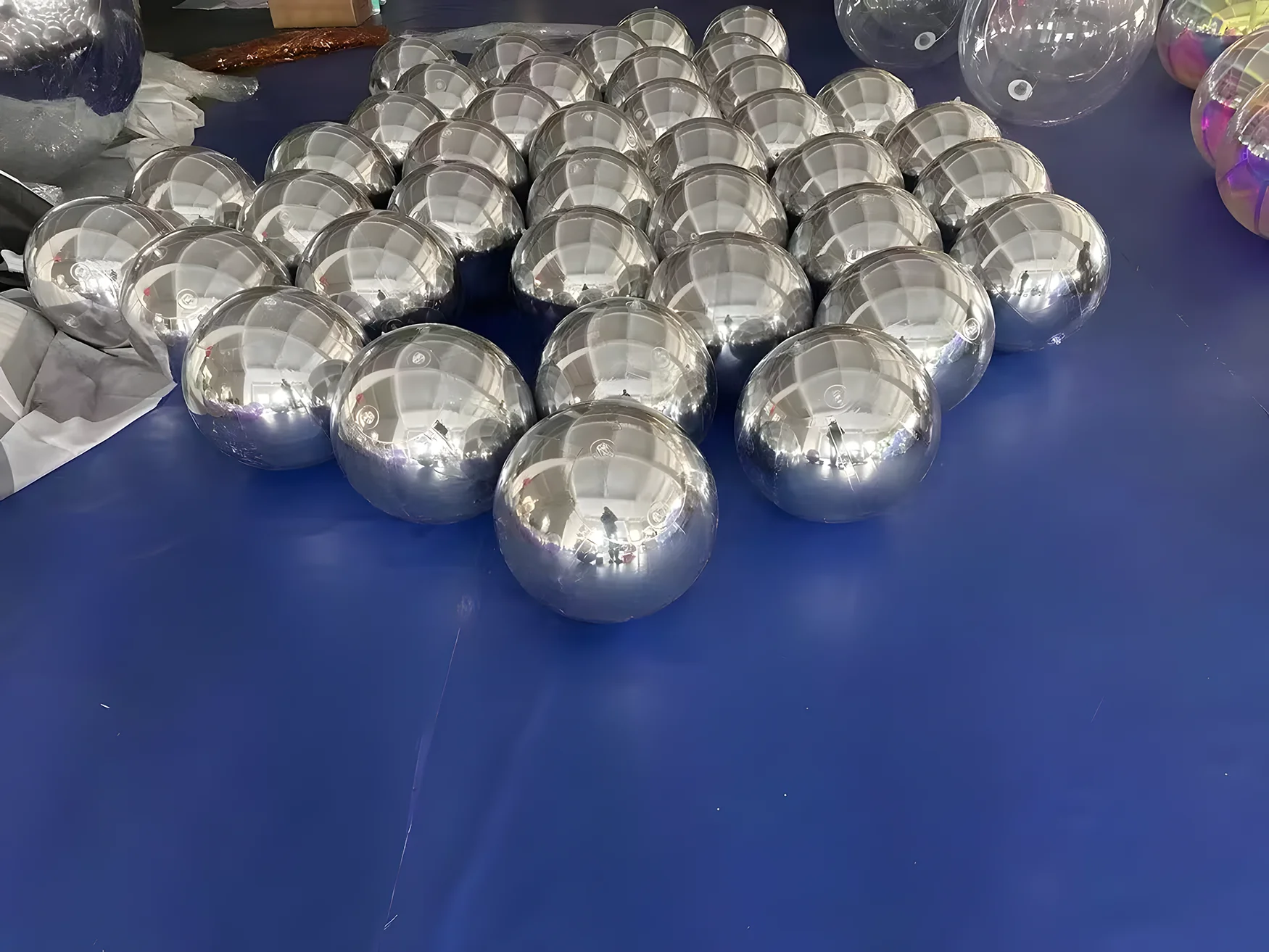 Giant Inflatable Metallic Balls - Perfect for Parties