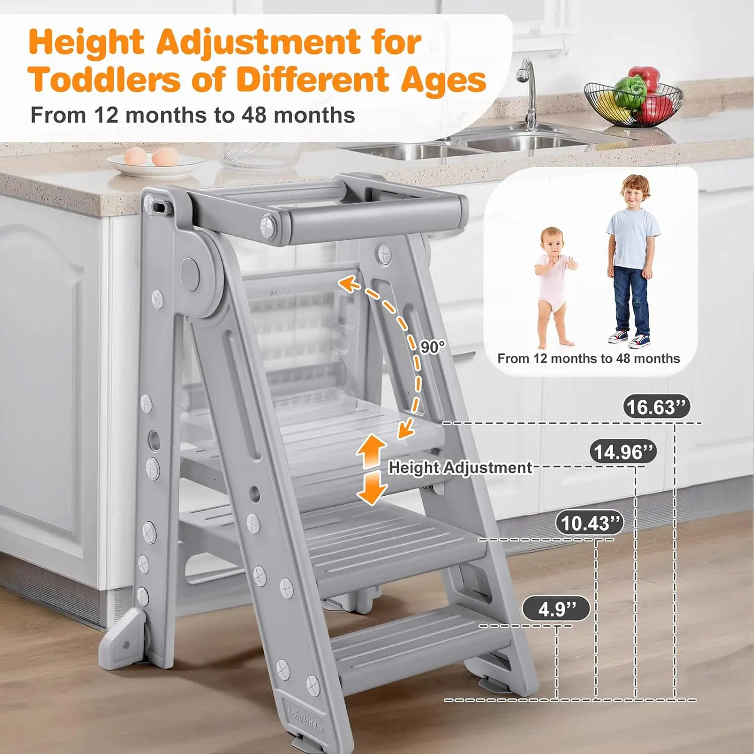 Best Selling Plastic Kids Step Stool, Kitchen Step Ladder| Alibaba.com
