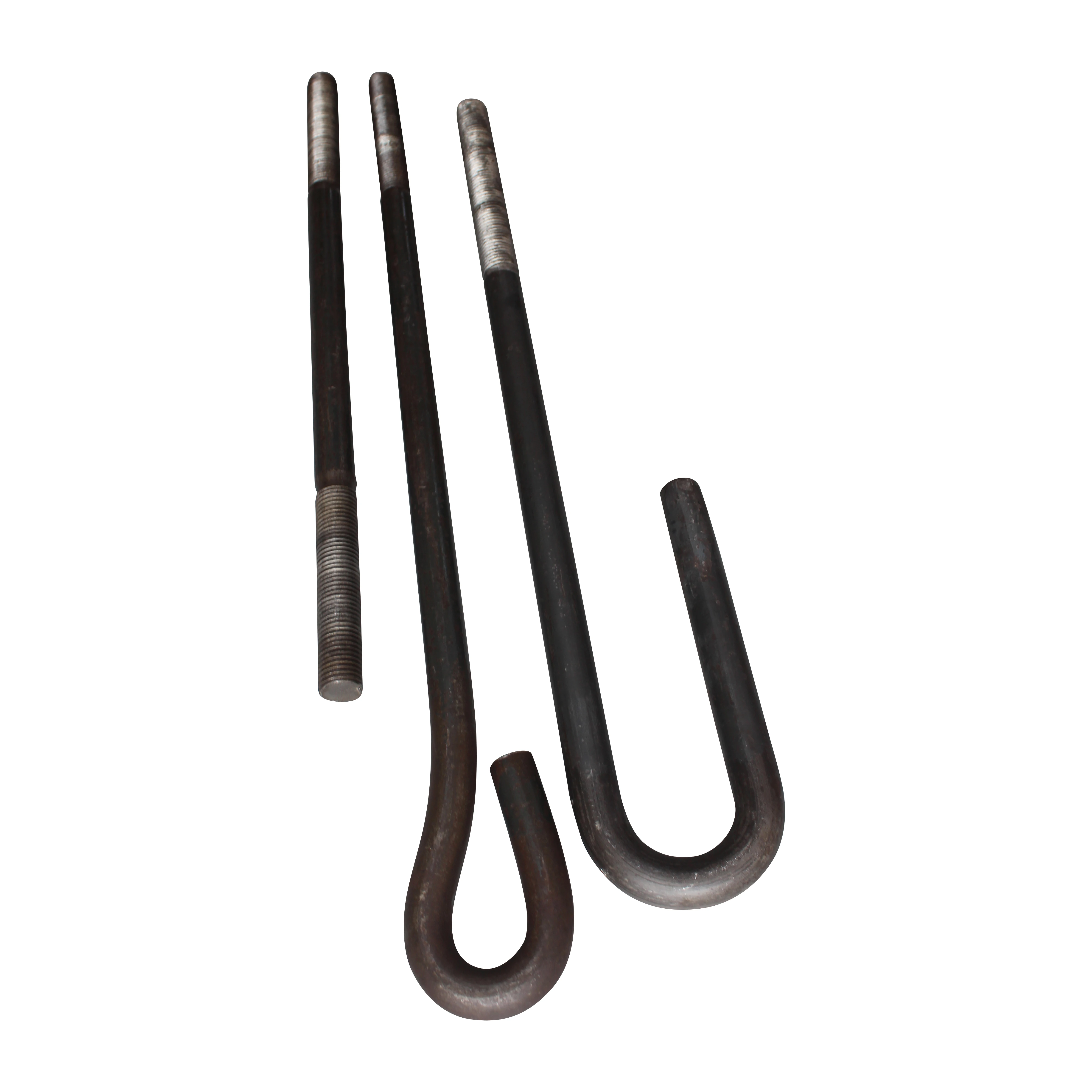 High-strength M16 M18 M20 M22 Carbon Steel Metal Tie Rods With L-shaped ...