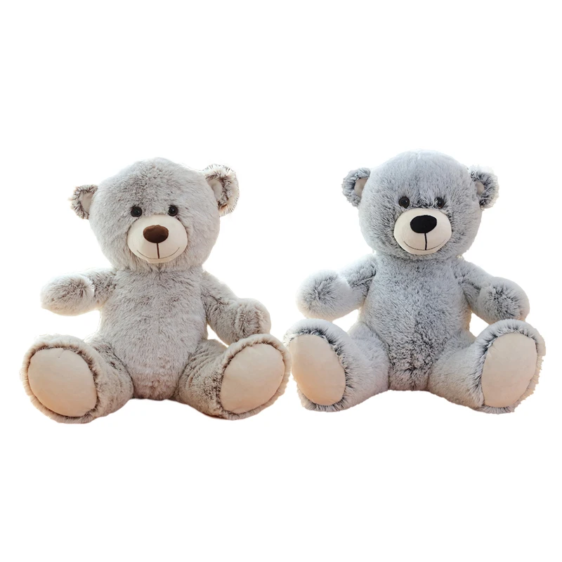 High Quality Gray Teddy Bear Plushies Stuffed Animal Wholesale Light ...