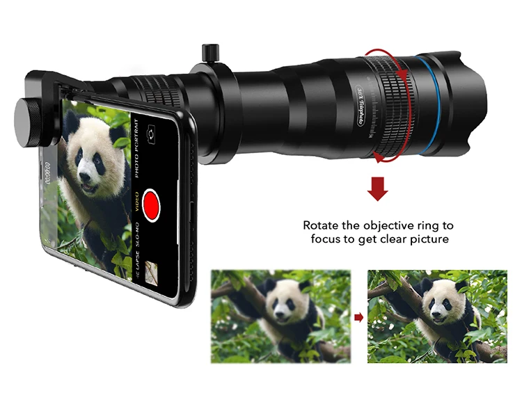 Apexel Universal Clip 36x Telephoto Zoom Lens Mobile Phone Telescope ... Apexel Universal Clip 36x Telephoto Zoom Lens Mobile Phone Telescope ...