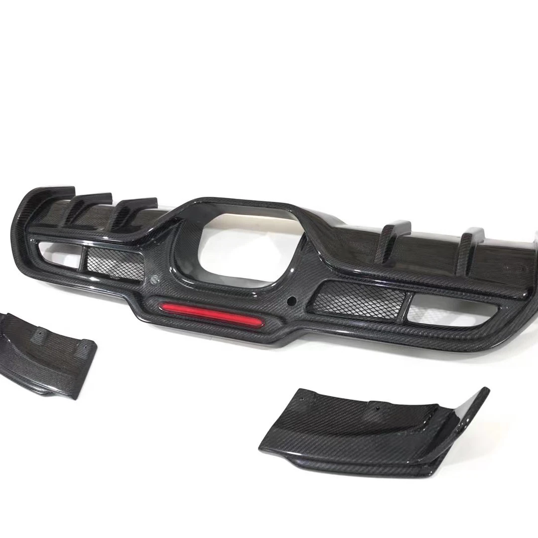 For Mini F56 F57 Cooper JCW Real Carbon Fiber Rear Lip Bumper Bar ...