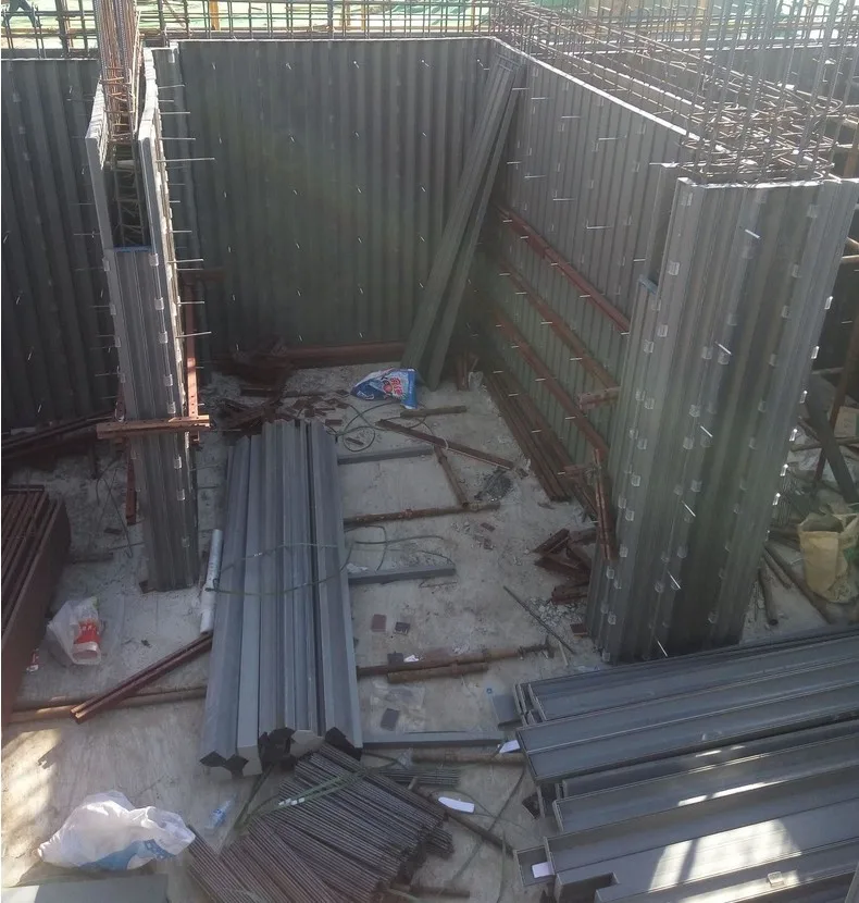 Adjustable Plastic Column Formwork Panels for Concrete