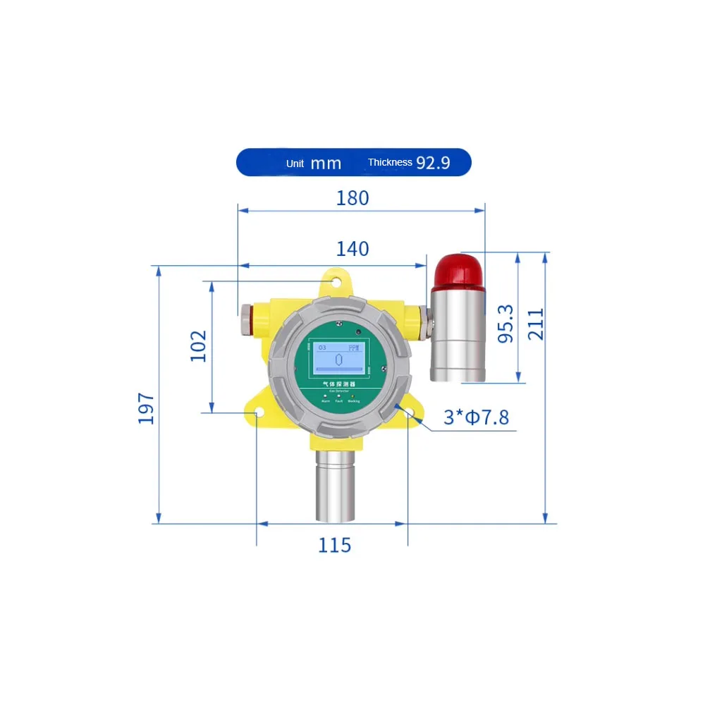 Taidacent Industrial Flameproof Rs485 Modbus 4-20ma 0-5v /10v 50/100 ...