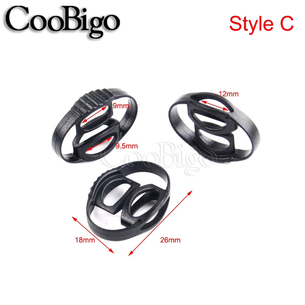 Plastic Cord Slider Drawstring Rope Clamp Cord Lock End