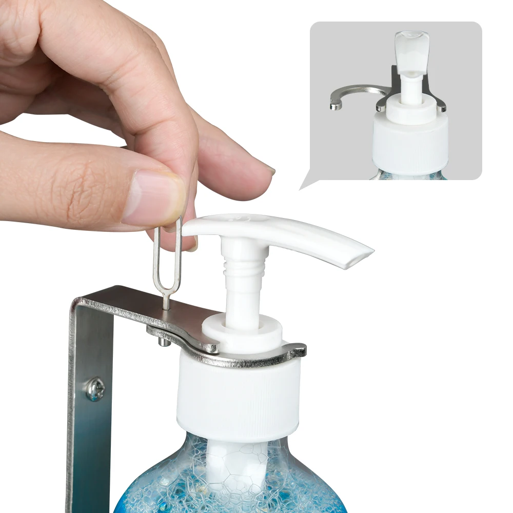 Triple Lockable Wall Mounted Soap Dispenser Holder Dispenser Wall ...