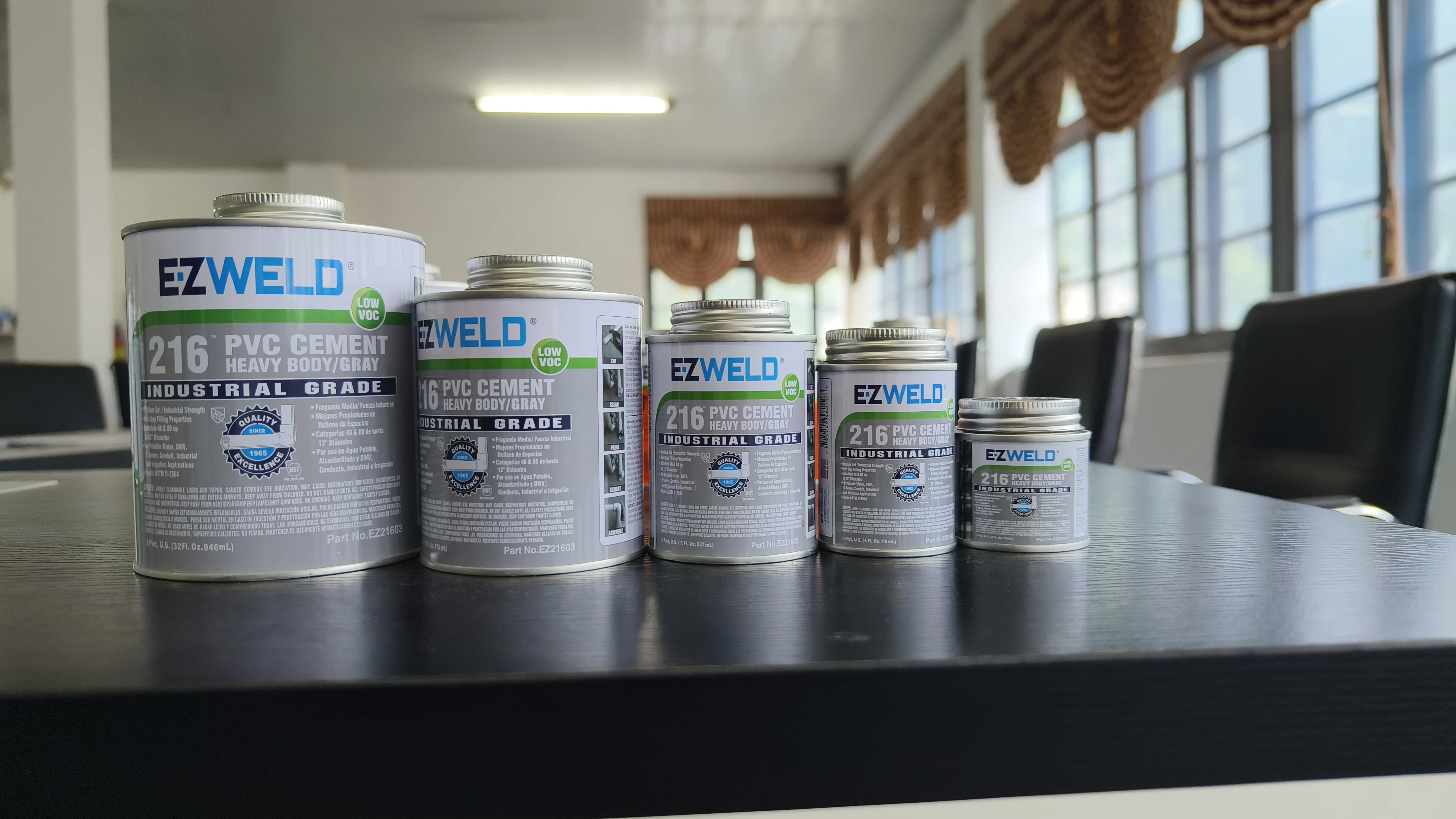 Pvc 216 Glue Ezweld Grey Glue Factory Manufacturer - Buy Plastic Pipe ...