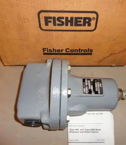 Emerson Fisherr MR98 Series Actuator Backpressure Regulators