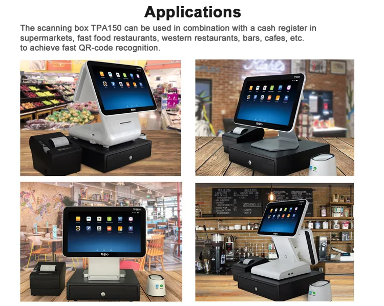 Tpa150 Automatic Portable Mini Usb Barcode Scanner 2d Fixed Mount Qr ...