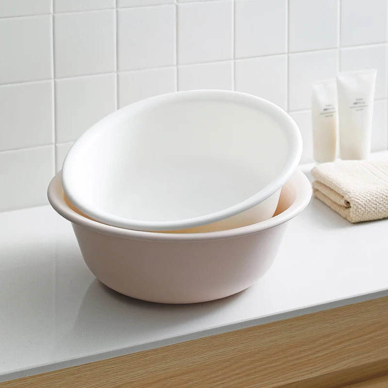 Eco-Friendly White Plastic Hand Wash Basin 33*11.5CM - OEM Available