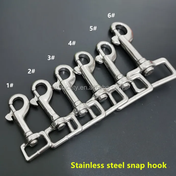 304 316 Stainless Steel Snap Hook Square Swivel Eye Bolt Snaps - Buy ...