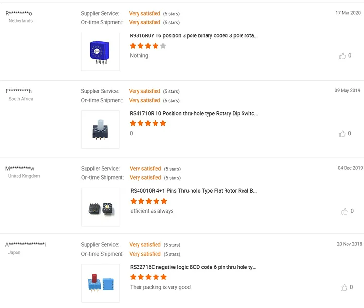 16 Position Binary Coded Rotary Switch - Reliable Control