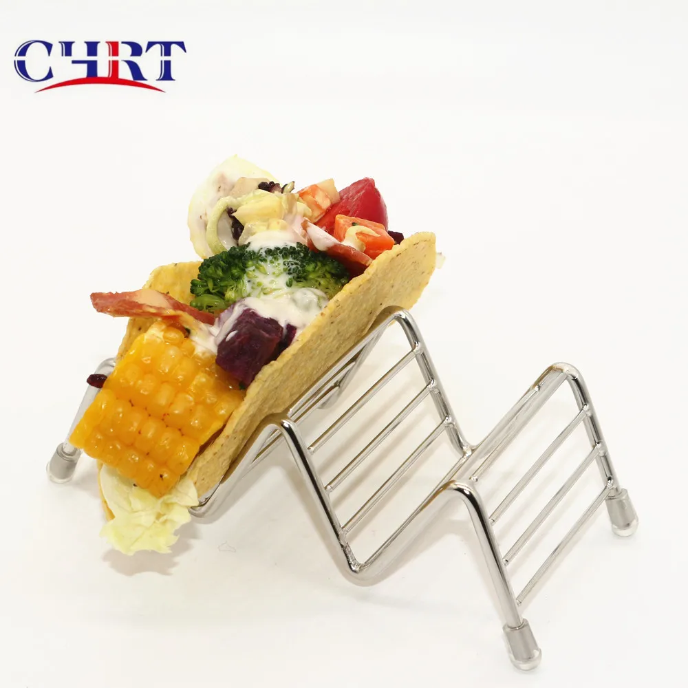 CHRT Taco Holder Stand Set Each Rack Holds 3 or 4 Street Tacos Oven ...