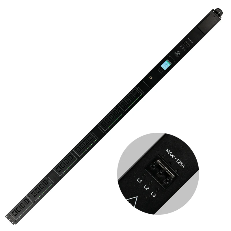 Etl Approval Meter Pdu 24 Ways C19 Socket 3 Phase 125a 415v/240v 90kw Smart Remote Control Snmp ...