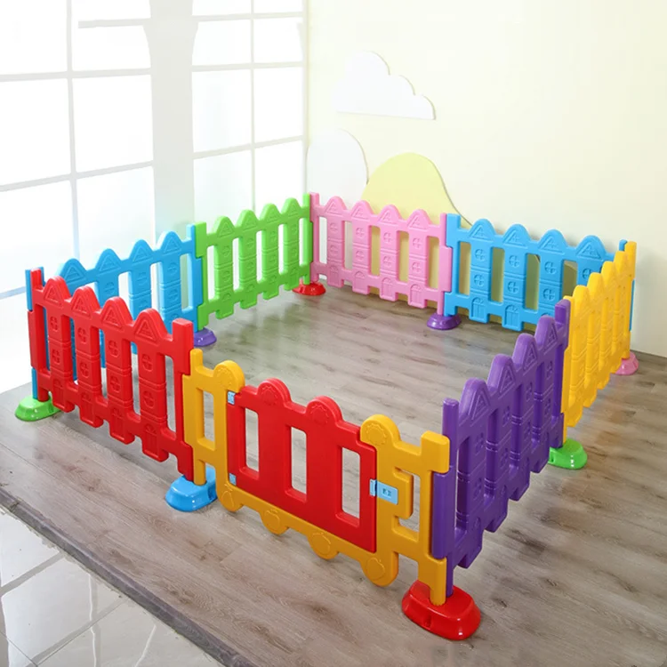 Soft Play Fencing Safety Fun Birthday Home White Fence Panels Play Kids ...