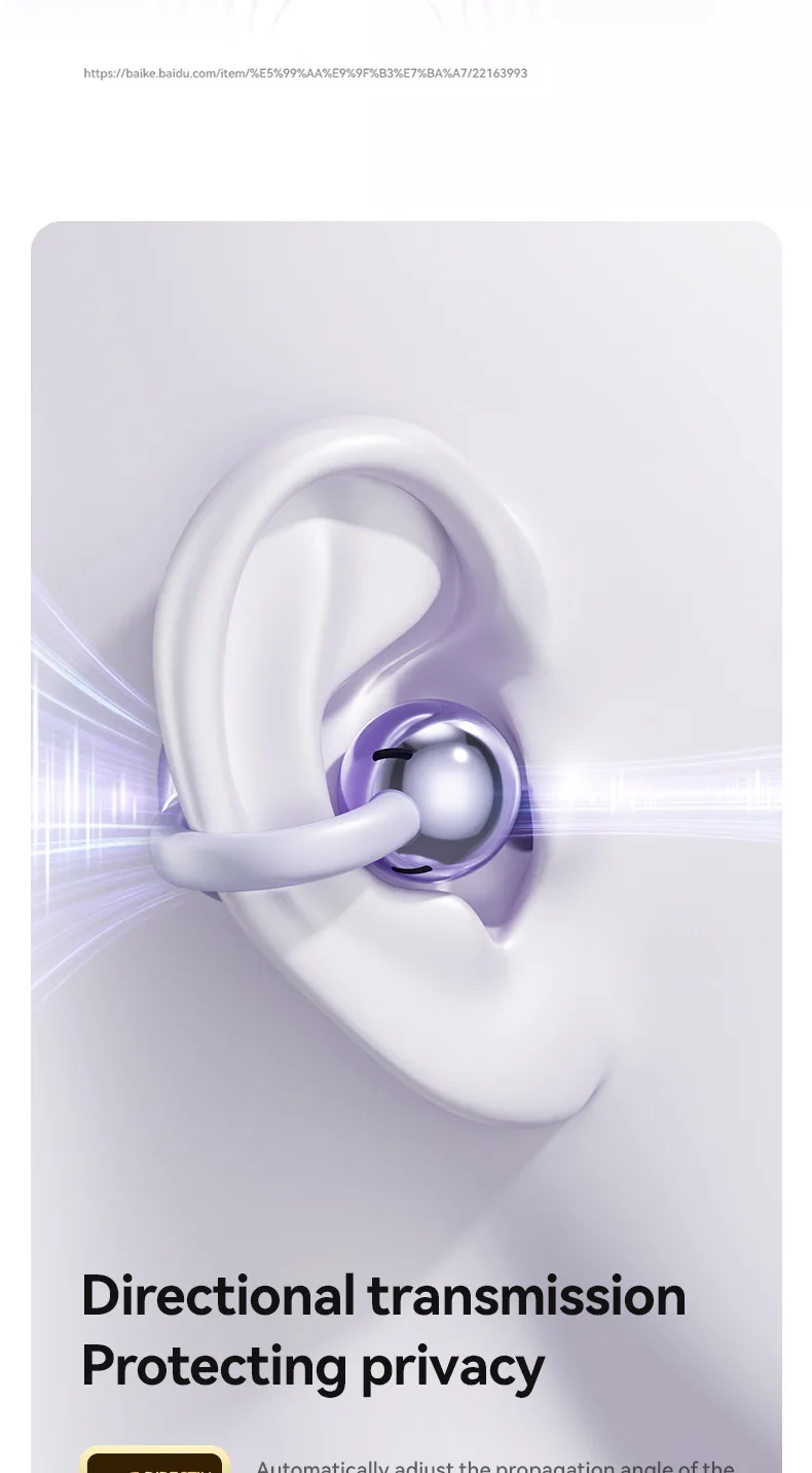 M91 TWS Ear Clip Bluetooth Headset - Waterproof & Wireless