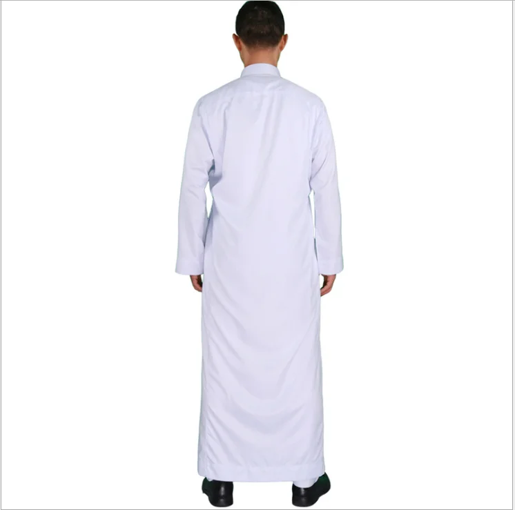 Religion Islamic Clothing 100 Cotton Abric White Color Arab Thobe From ...