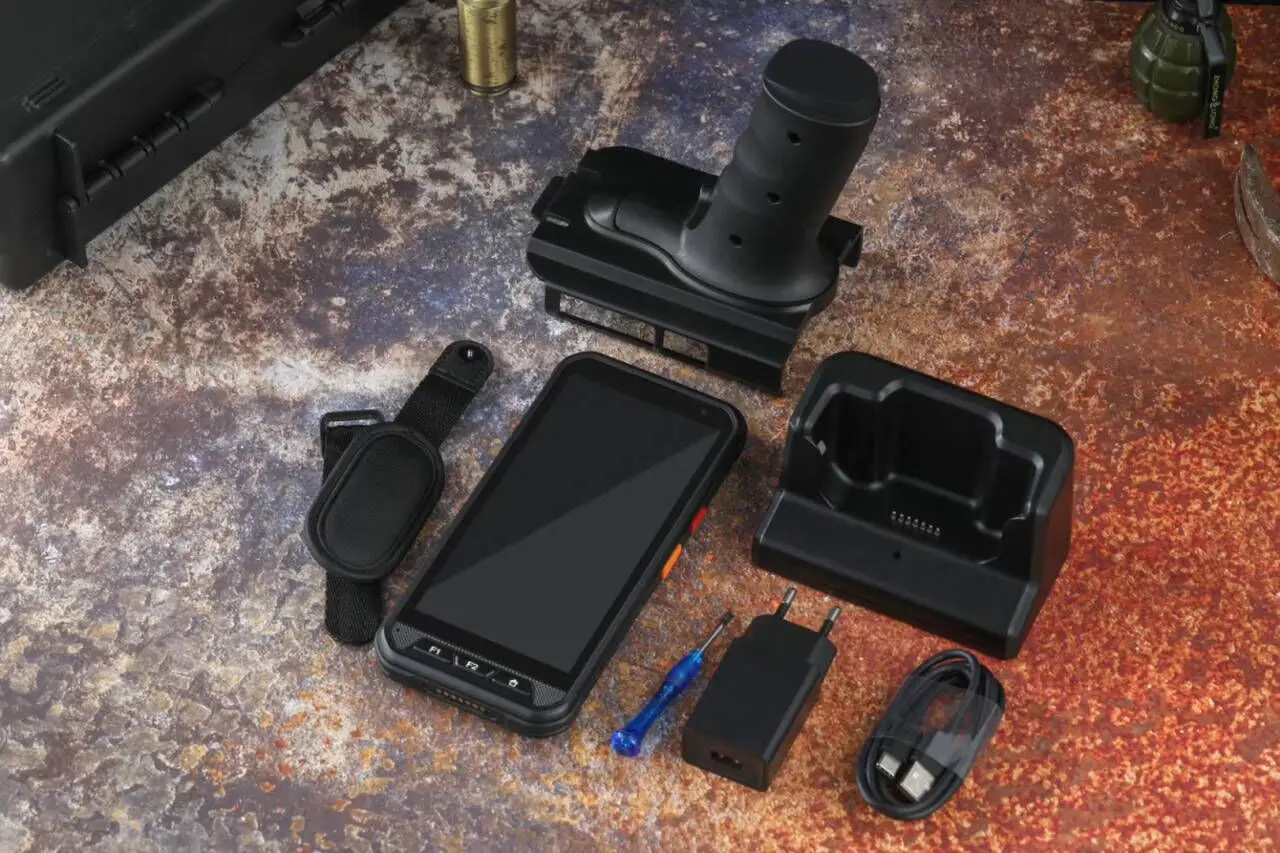 Android 12 Industrial Rugged PDA With 2D Scanner Waterproof IP67 ...