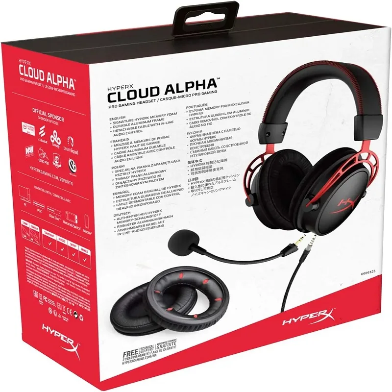 Hyperx Cloud Alpha - Gaming Headset Dual Chamber Drivers Legendary ...