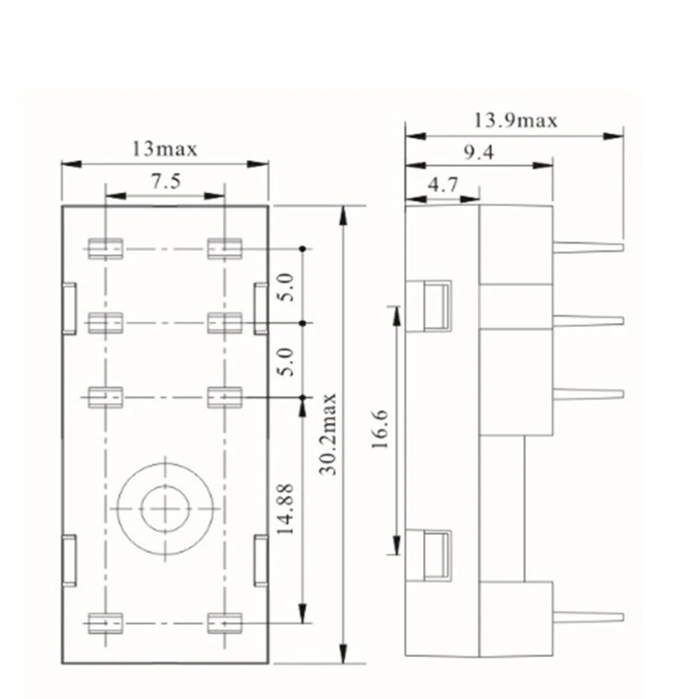 Taidacent Solid State Relay - 3V to 30V Input, 0-50V DC Output