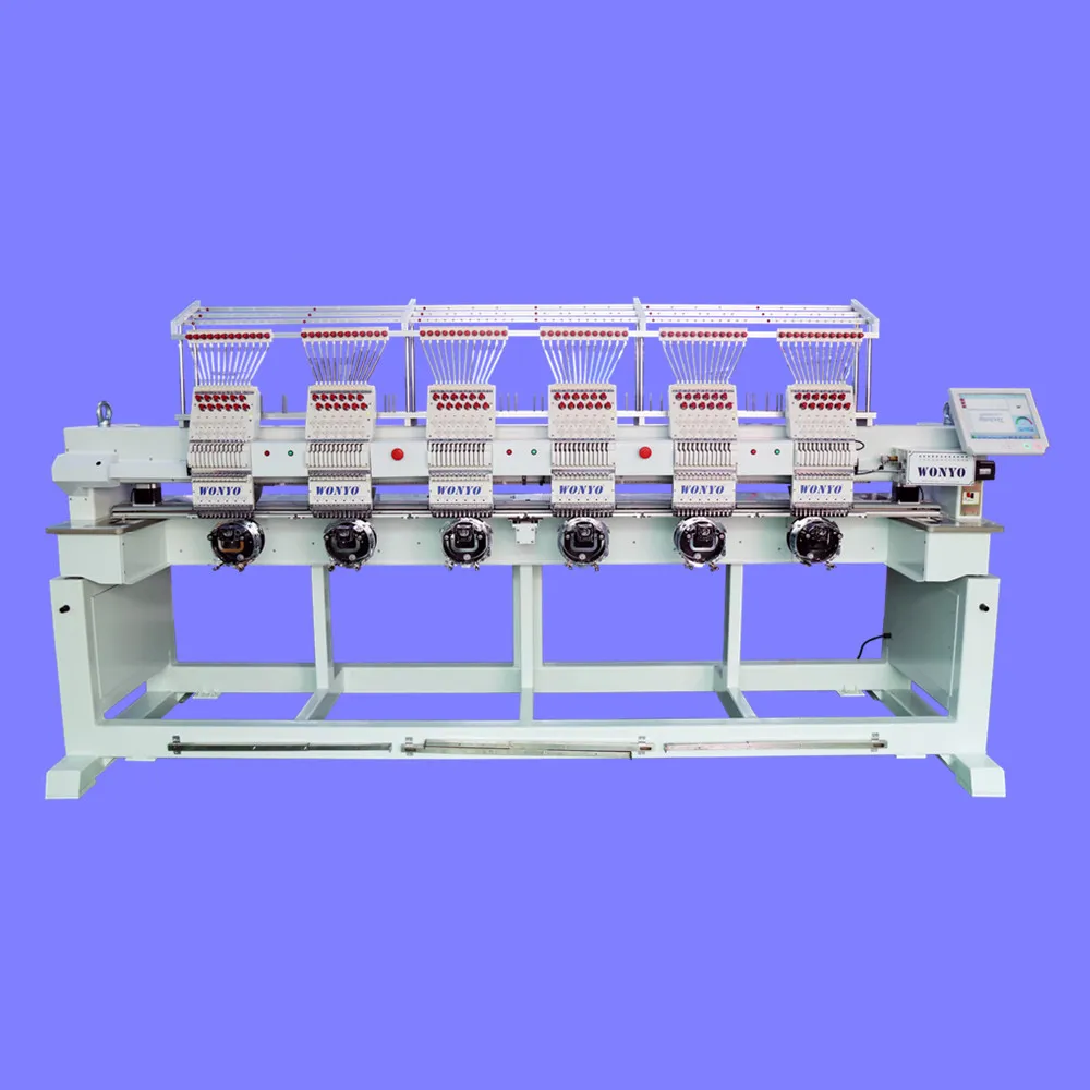 Wonyo 6 Head Computerized Embroidery Machine With Same Spare Parts As ...