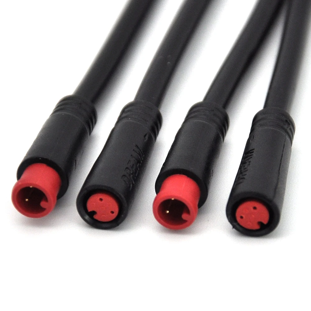 M6 Male Female Pin Circular Connector 2pin 3pin 4pin 5pin 6pin Wire To ...