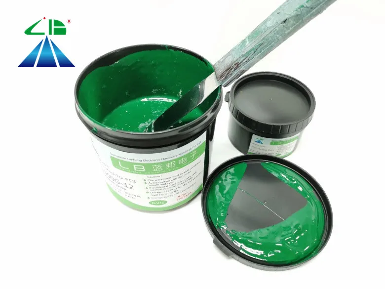 Green PCB Solder Resist Soldermask Ink - Solvent Based, Screen Printing ...