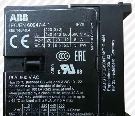 Contactor IEC/EN 60947-4-1 - 100% Original and New from CHENXUAN