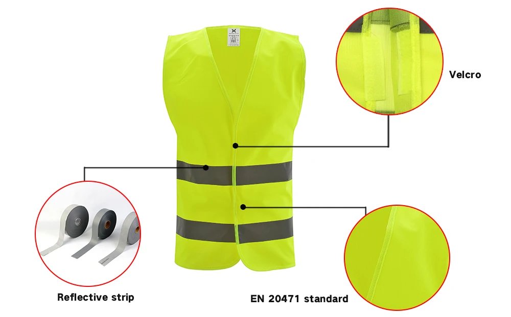 Wholesale High Visibility Safety Vests - EN471 Class2