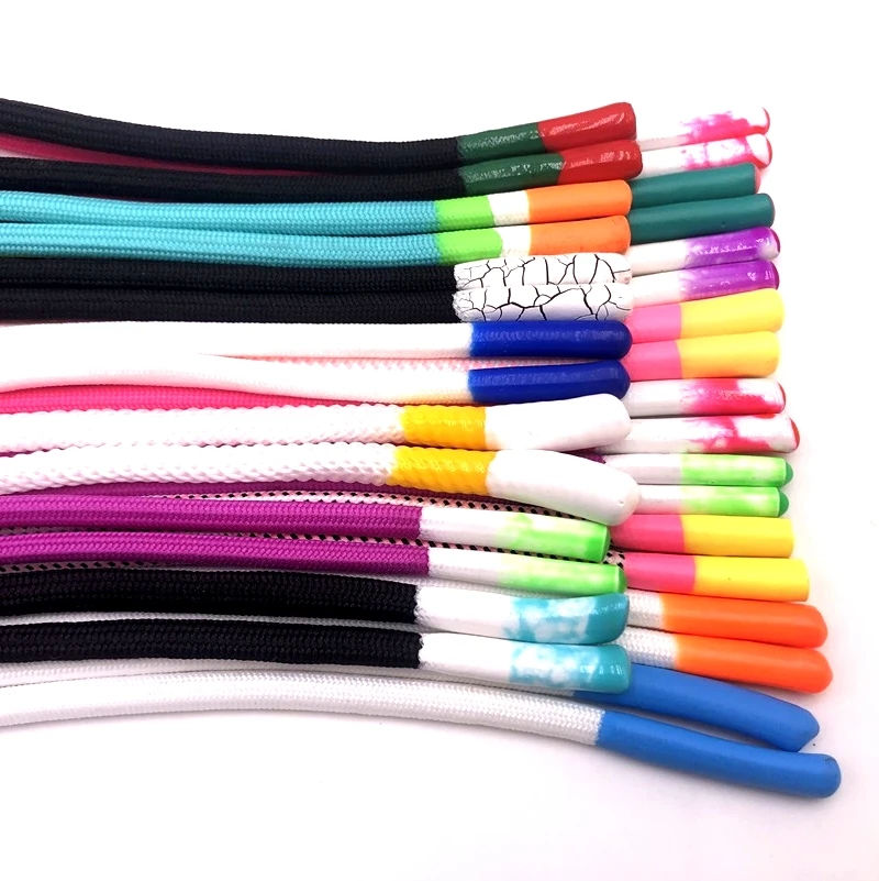 Dipped End Drawcord Head Nylon Rope Deawcord Tip Draw Cord With Round ...