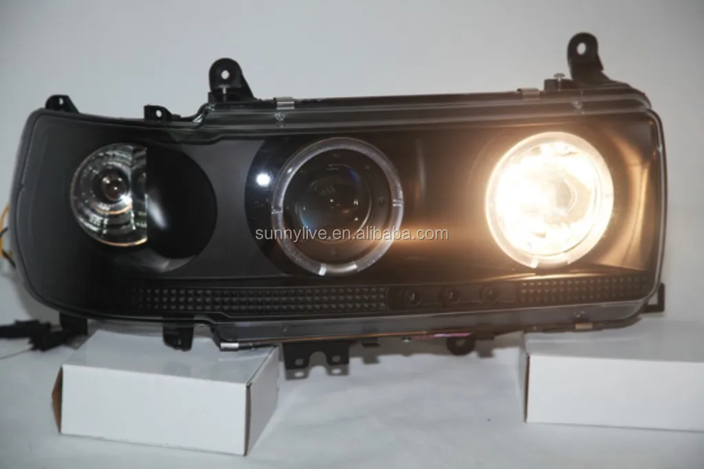 Prado 4500 LC80 FJ80 LED Angel Eyes Headlight 1990-1997